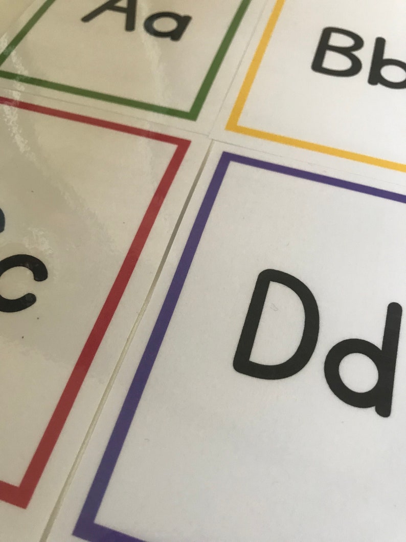 Set of Flashcards Senses, Letters, Numbers, 2d and 3D Shapes, Colours ...