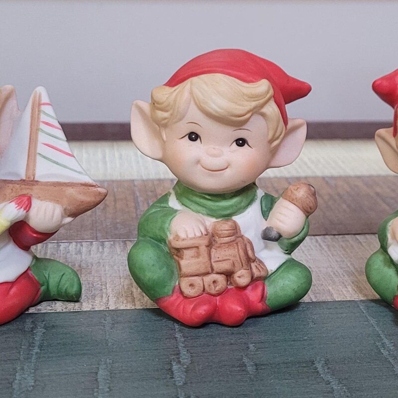 Homco Elves - Etsy