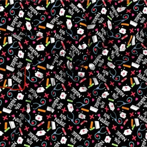 Nurse Fabric - Etsy