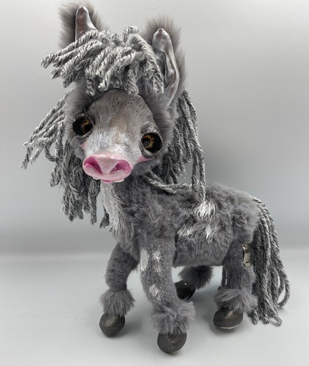 Horse Pony Donkey Fantasy Magical Doll Creature Ooak Toy Plush Animals ...