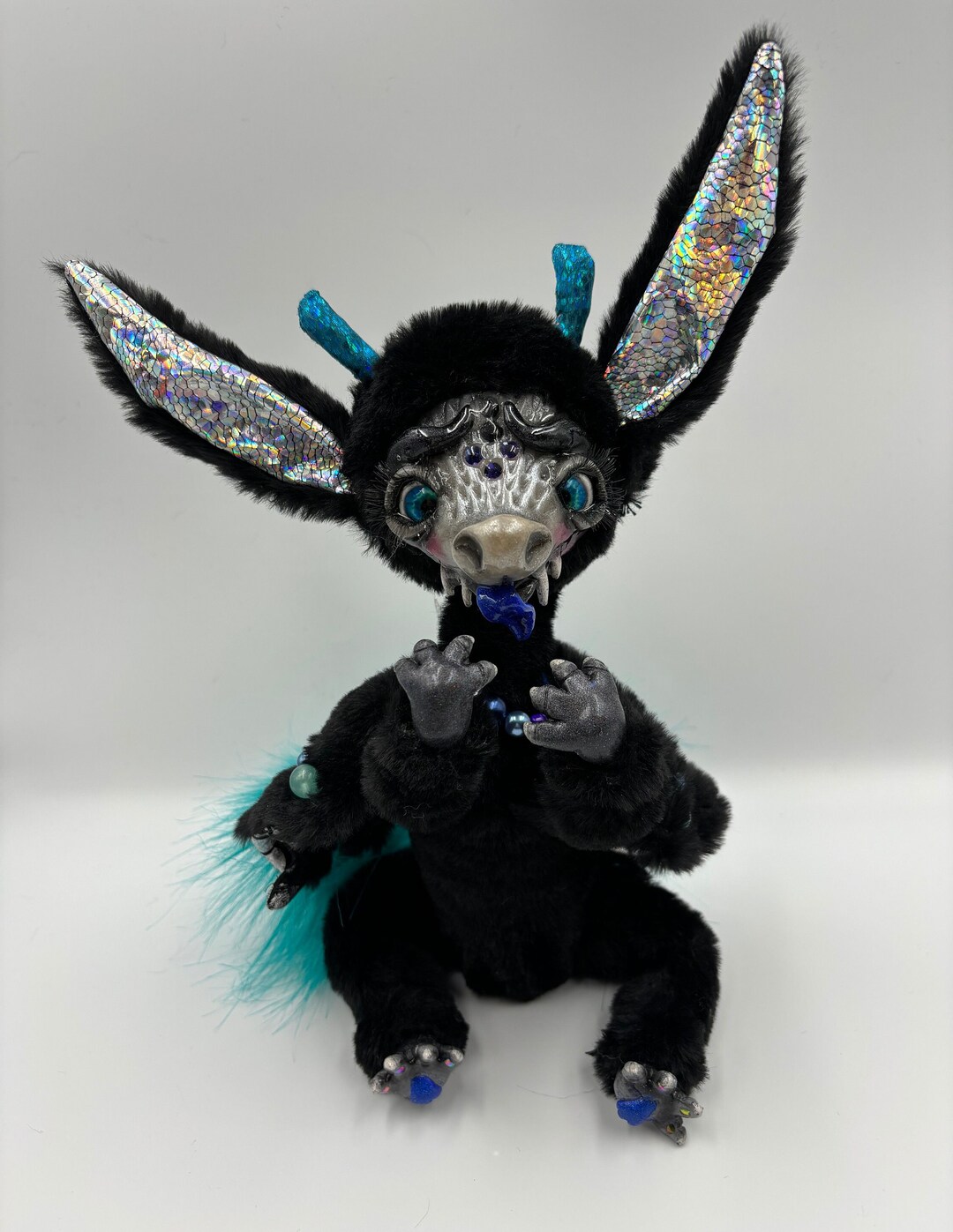 Monster Alien Dragon Fantasy Magical Doll Creature Ooak Toy Plush ...
