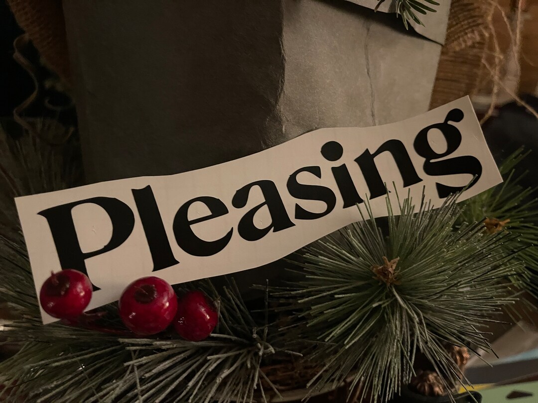 Pleasing Sticker - Etsy