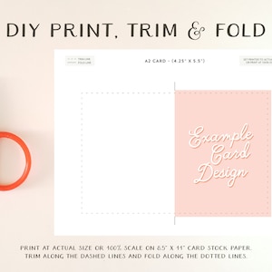 DIY Printable Greeting Card – A2 and A7 Size – Sorry to Bug You Beetles ...