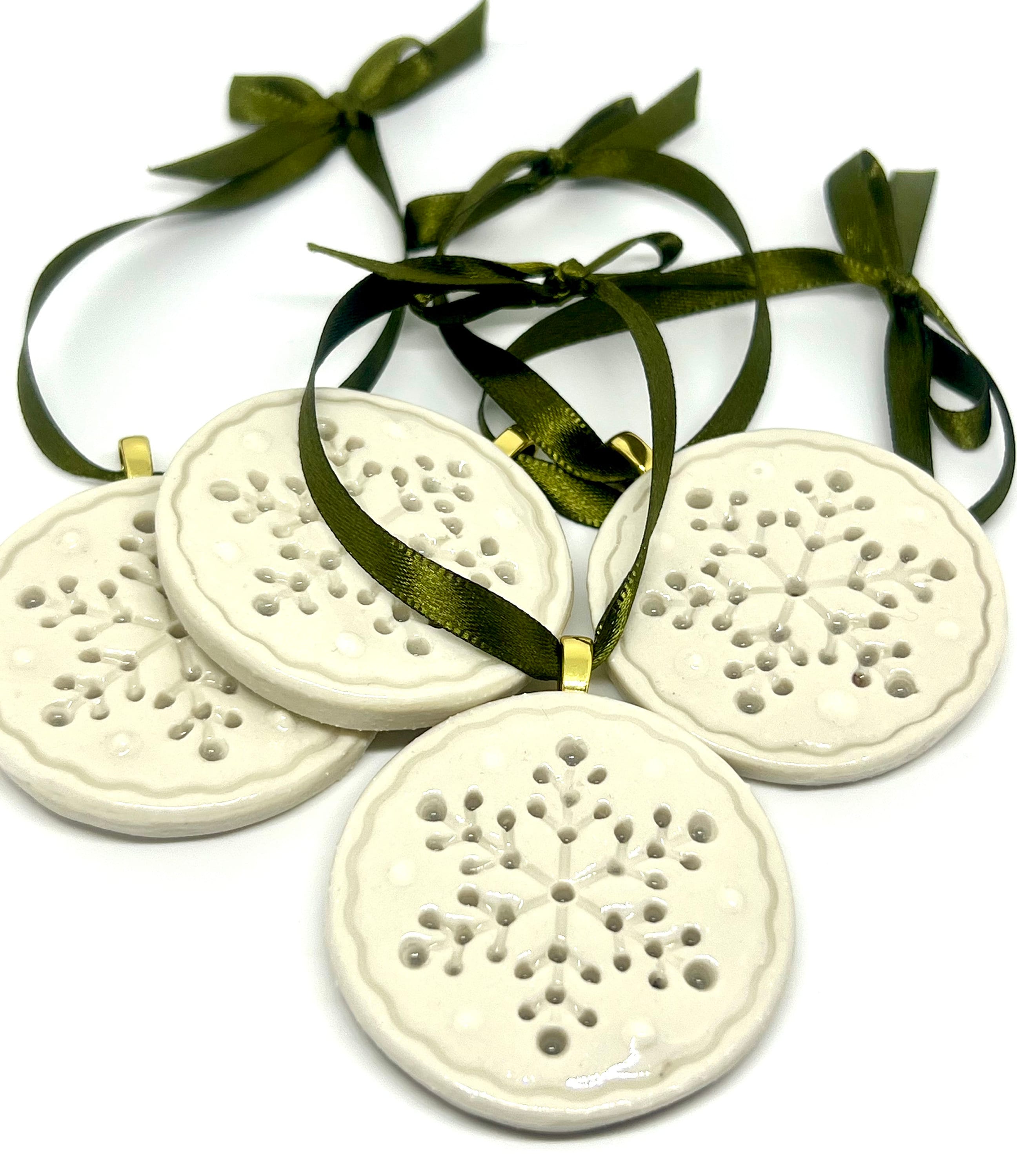 Handmade Ceramic Holiday Ornaments - Etsy