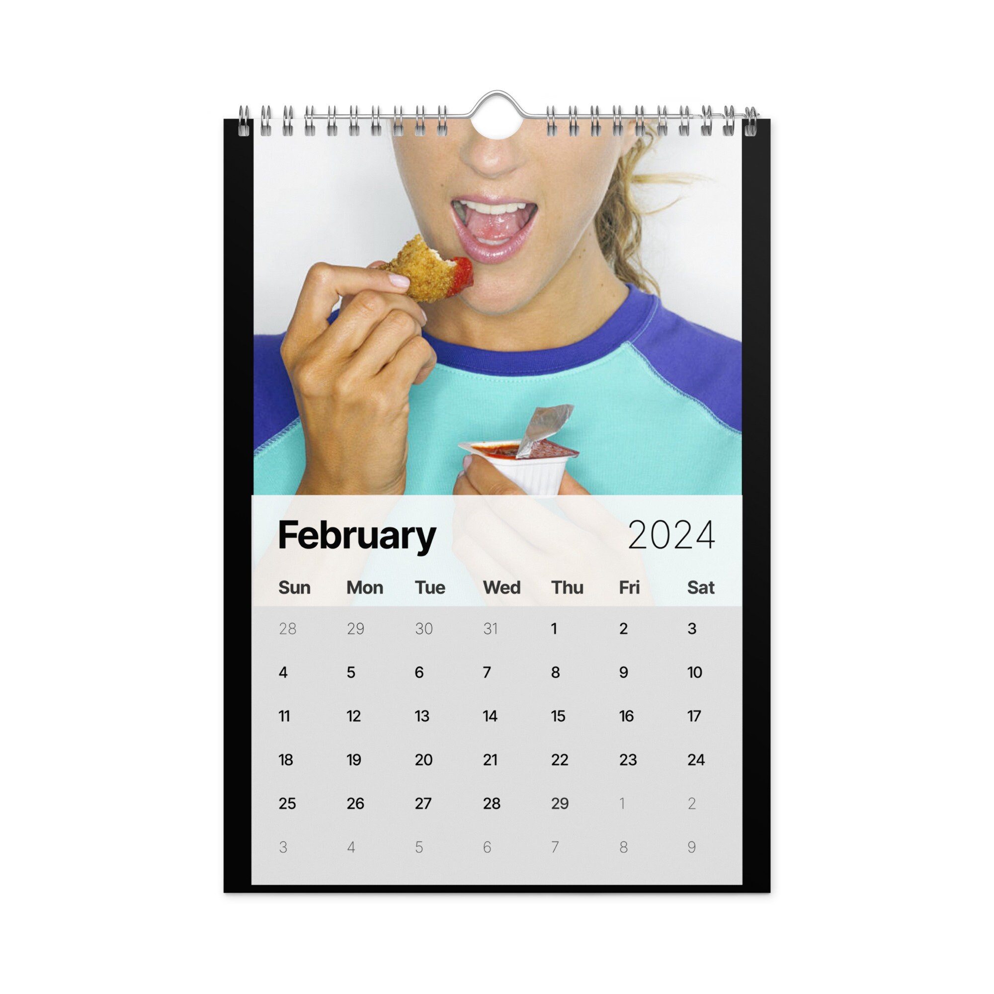 Nug Life Wall Calendar 2024 Chicken Nuggets Monthly Lover Art Gift ...
