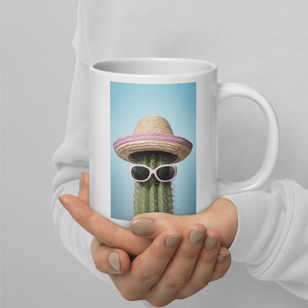 Cactus Mug Coffee Cacti Cute Lover Gift Cup Funny Desert for Her ...