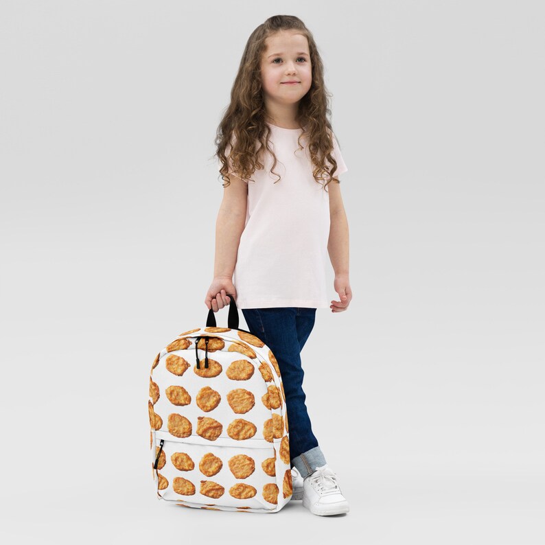 Chicken Nuggets Backpack Gift Cute Cool Bag Nuggies Food Funny - Etsy
