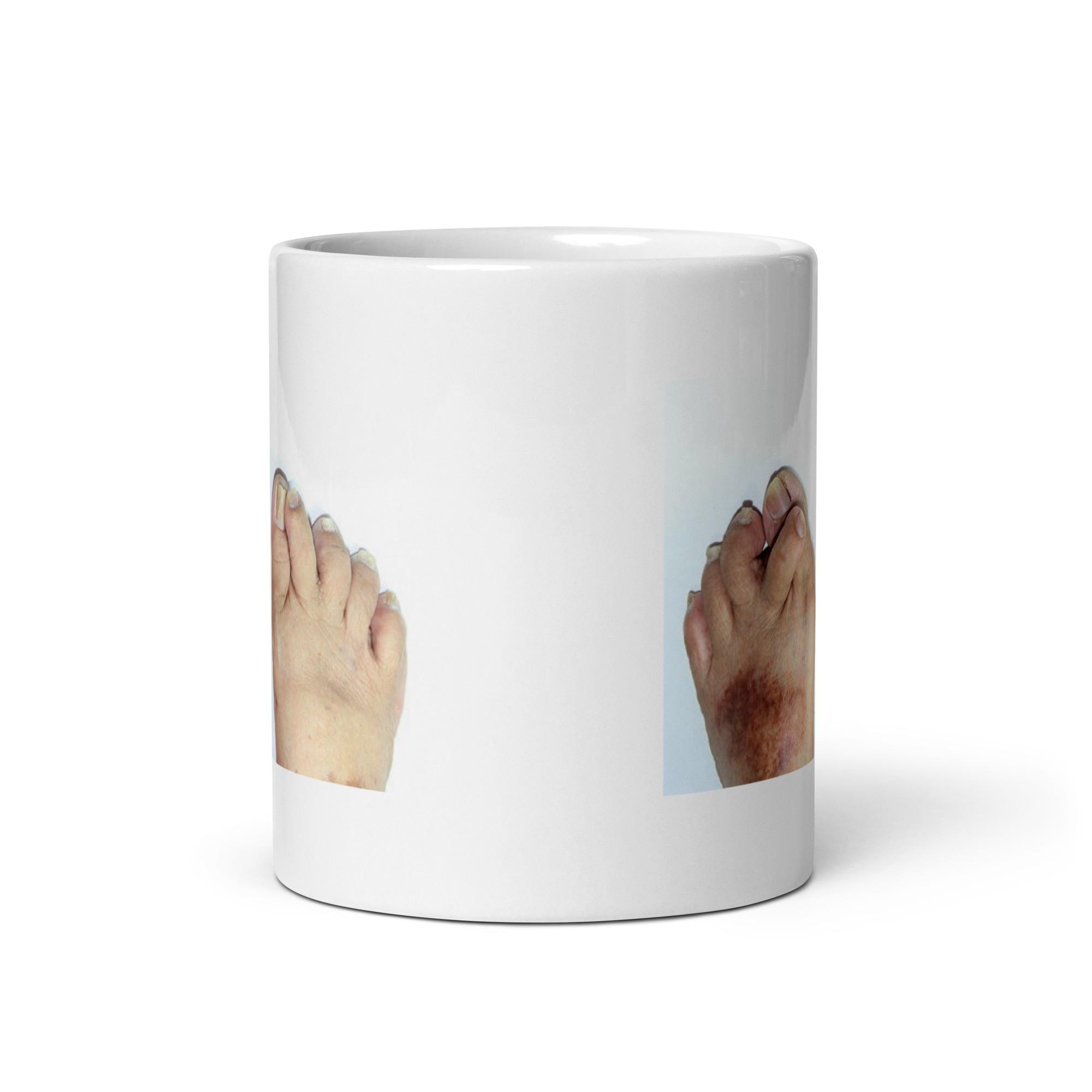 Ugly Feet Mug Coffee Funny Gag Pretty Ceramic Gift Foot for Her Him ...