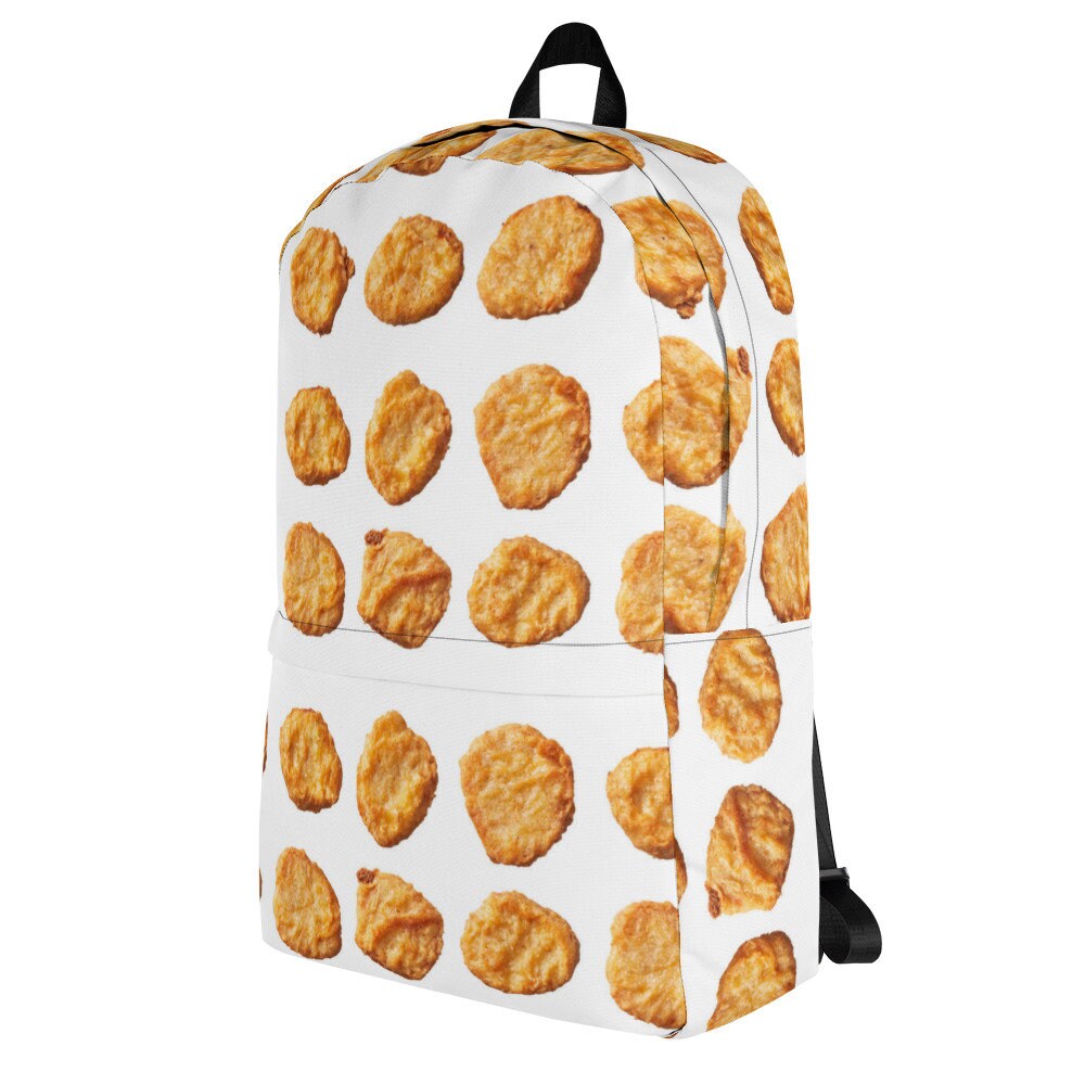 Chicken Nuggets Backpack Gift Cute Cool Bag Nuggies Food Funny - Etsy