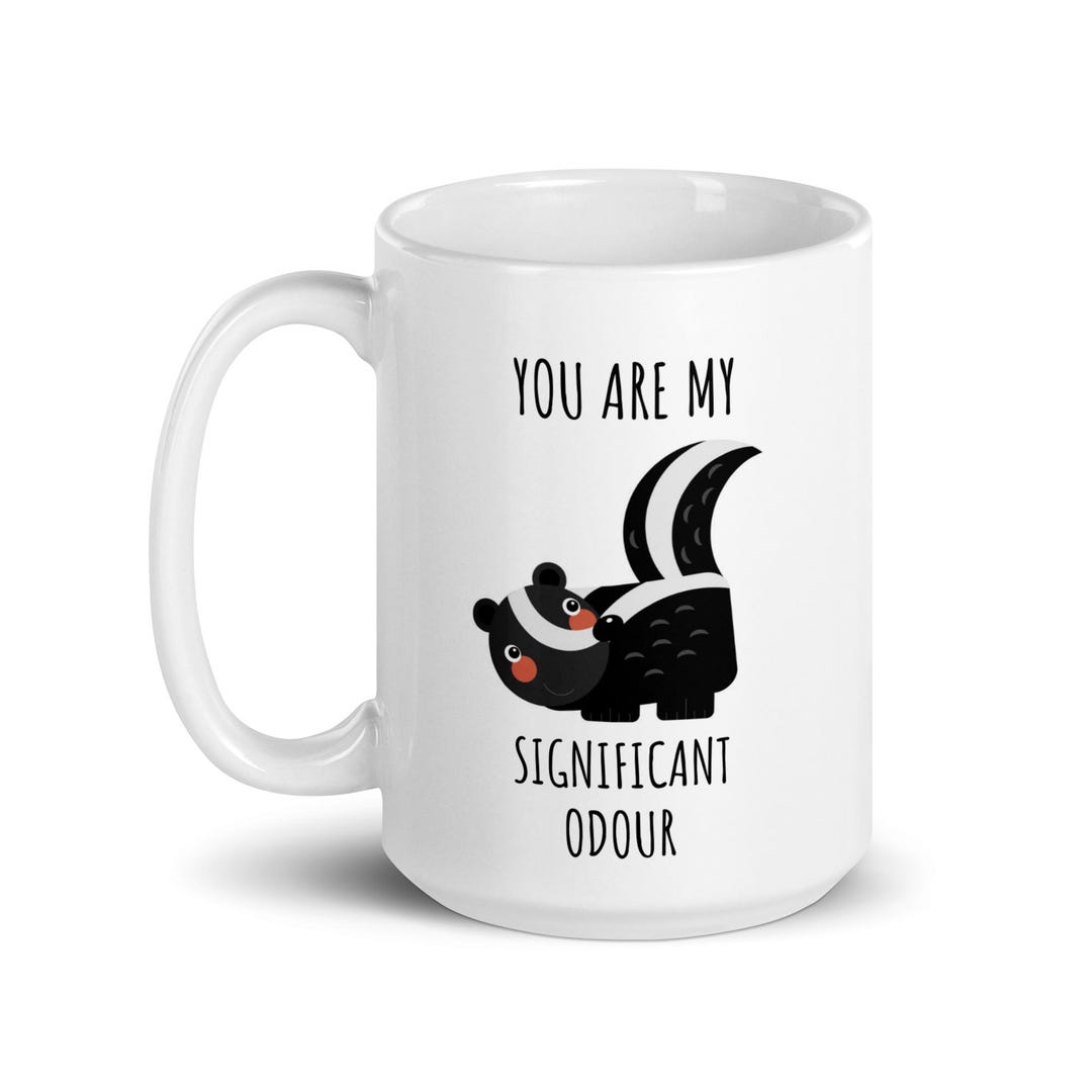 Skunk Valentines Day Mug Lover Gift Coffee Funny Cup Cute for Her Him ...