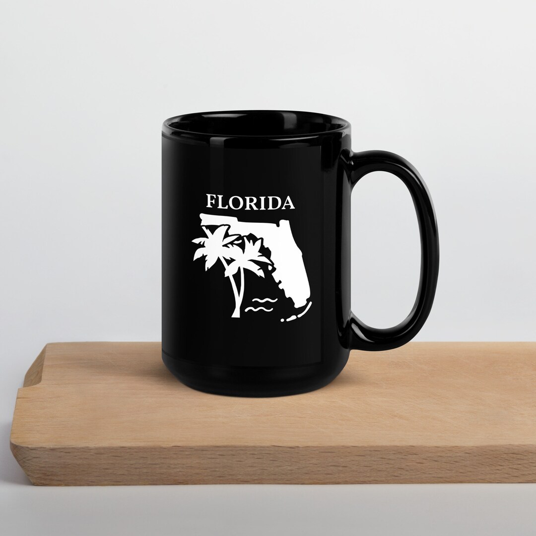 Florida Coffee Mug Cup Bar Decor Morning Home Sweet Gift Stuff State ...