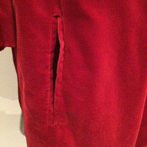 Vintage 60s Velvet Coat by Leslie Raymond of London; High Collar, 3/4 ...