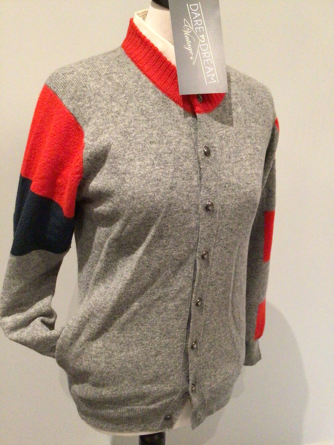 Vintage 80s Pringle Sports Pure New Wool Knit in Block Colours, Hawick ...