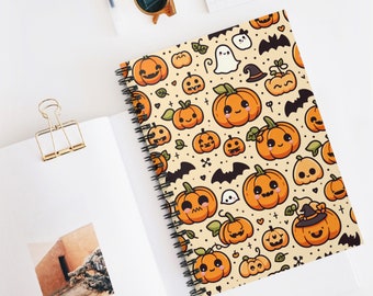 Witch Halloween Spiral Notebook Haunted House Gift for Her Spooky Witch ...