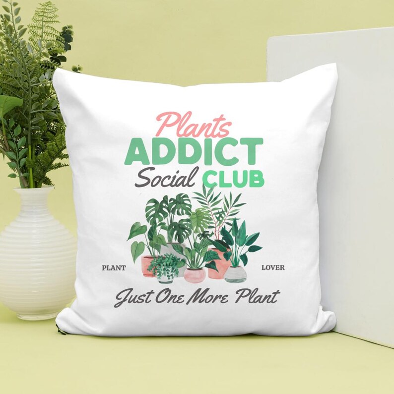 Plant Addict Social Club PNG: Gardener T-shirt Design (digital Download ...