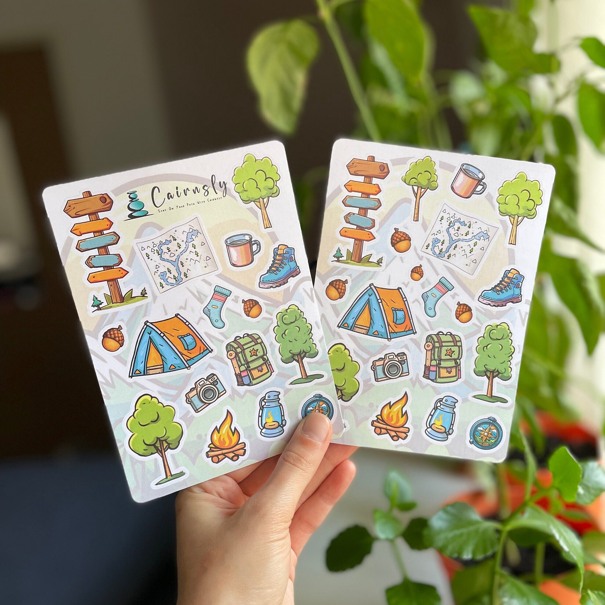 Camping Stickers - Adventure Stickers, Decorative Stickers, Scrapbook ...