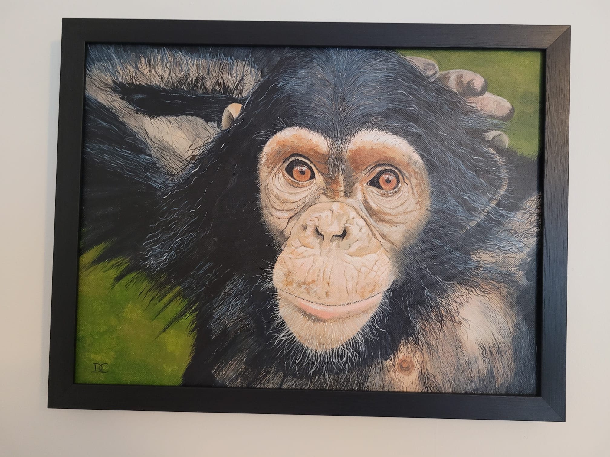 Monkey Acrylic Painting - Etsy
