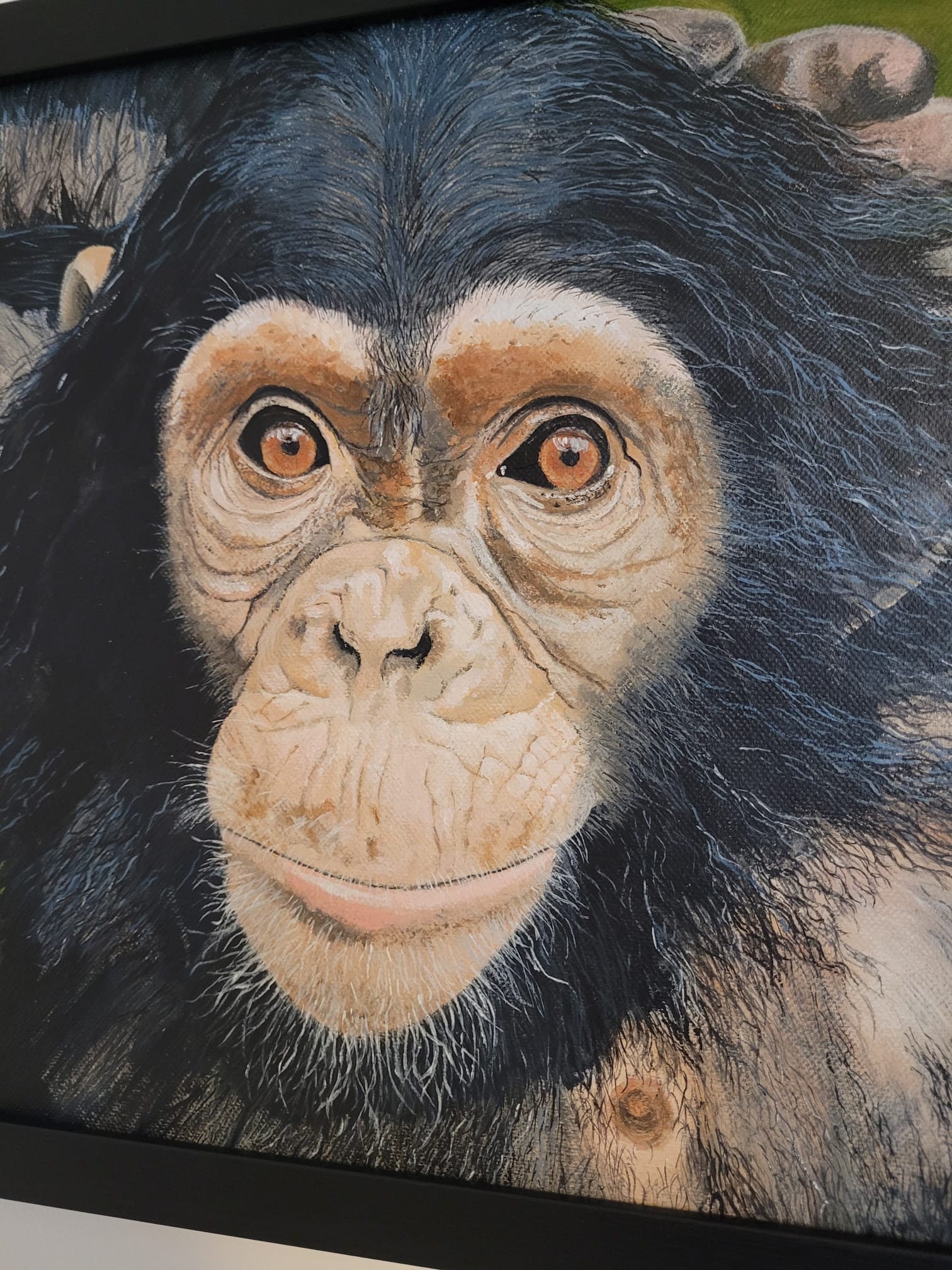 Monkey Acrylic Painting - Etsy