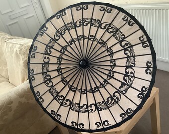 Handmade Traditional Burmese Sun Parasol pathein, Large Asian Parasol ...
