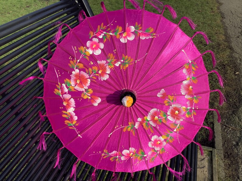 Handmade Traditional Burmese Sun Parasol (pathein), Asian Parasol - Etsy