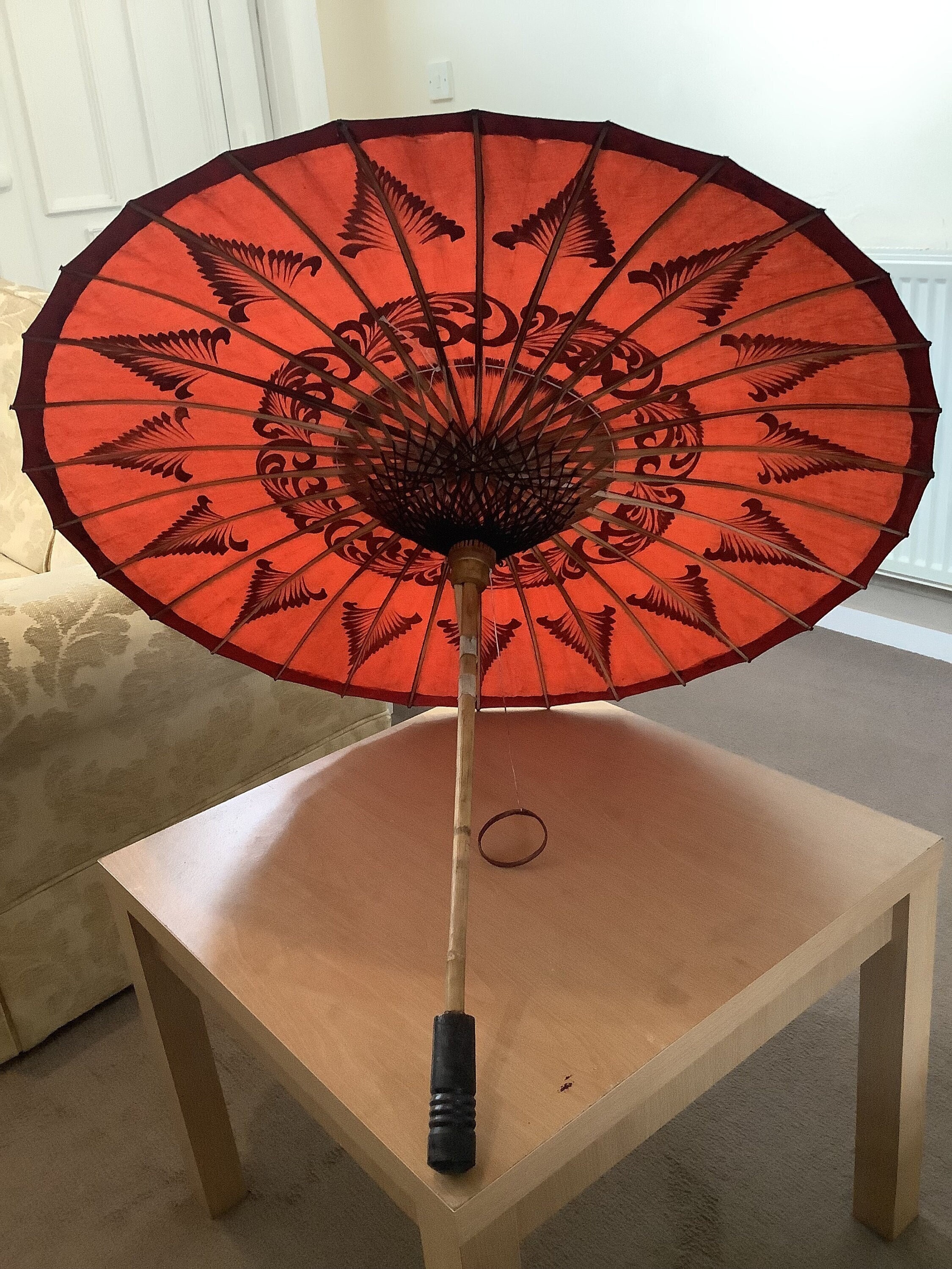 Handmade Traditional Burmese Sun Parasol pathein, Large Asian Parasol ...