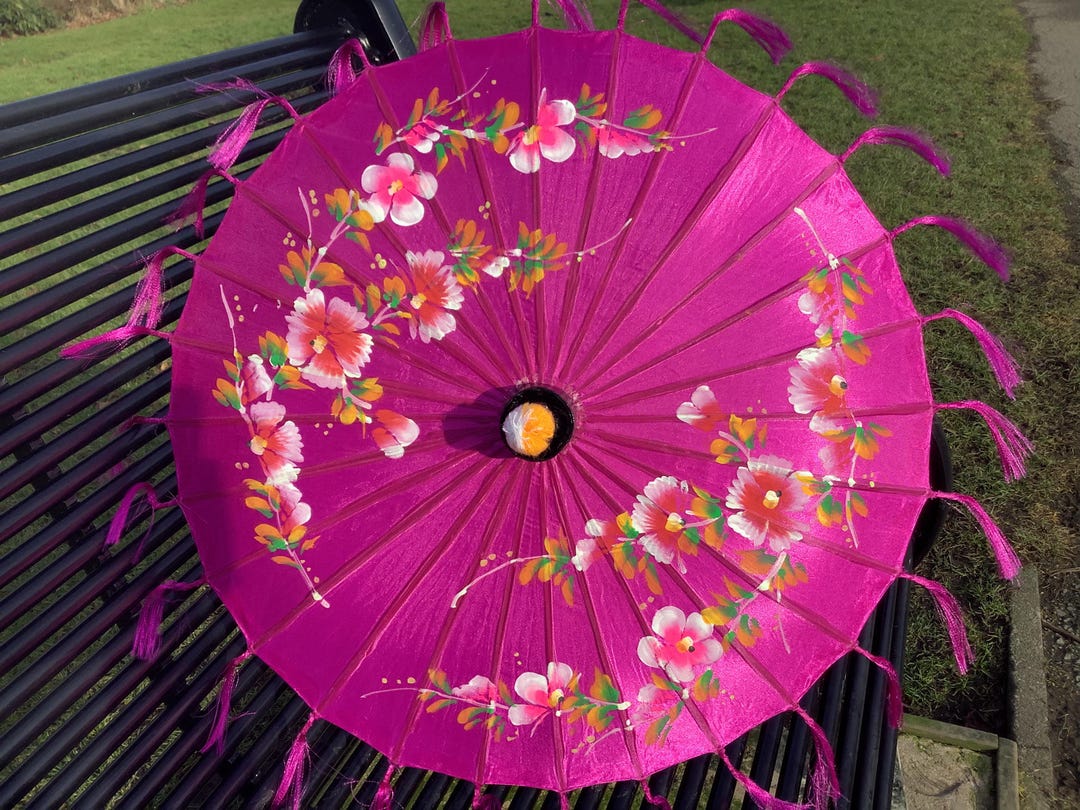 Handmade Traditional Burmese Sun Parasol (pathein), Asian Parasol - Etsy