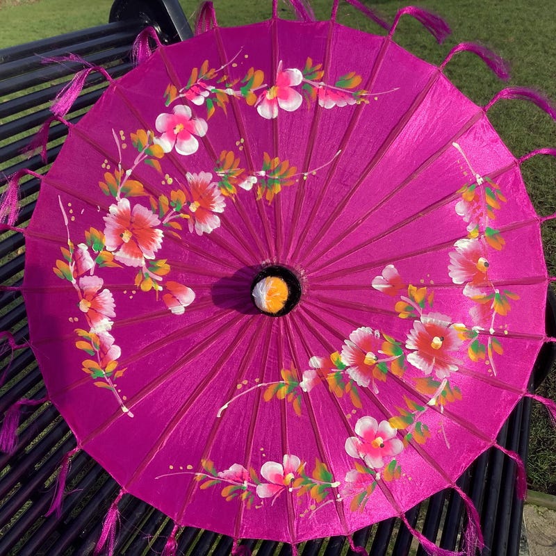 Hand Painted Parasol - Etsy