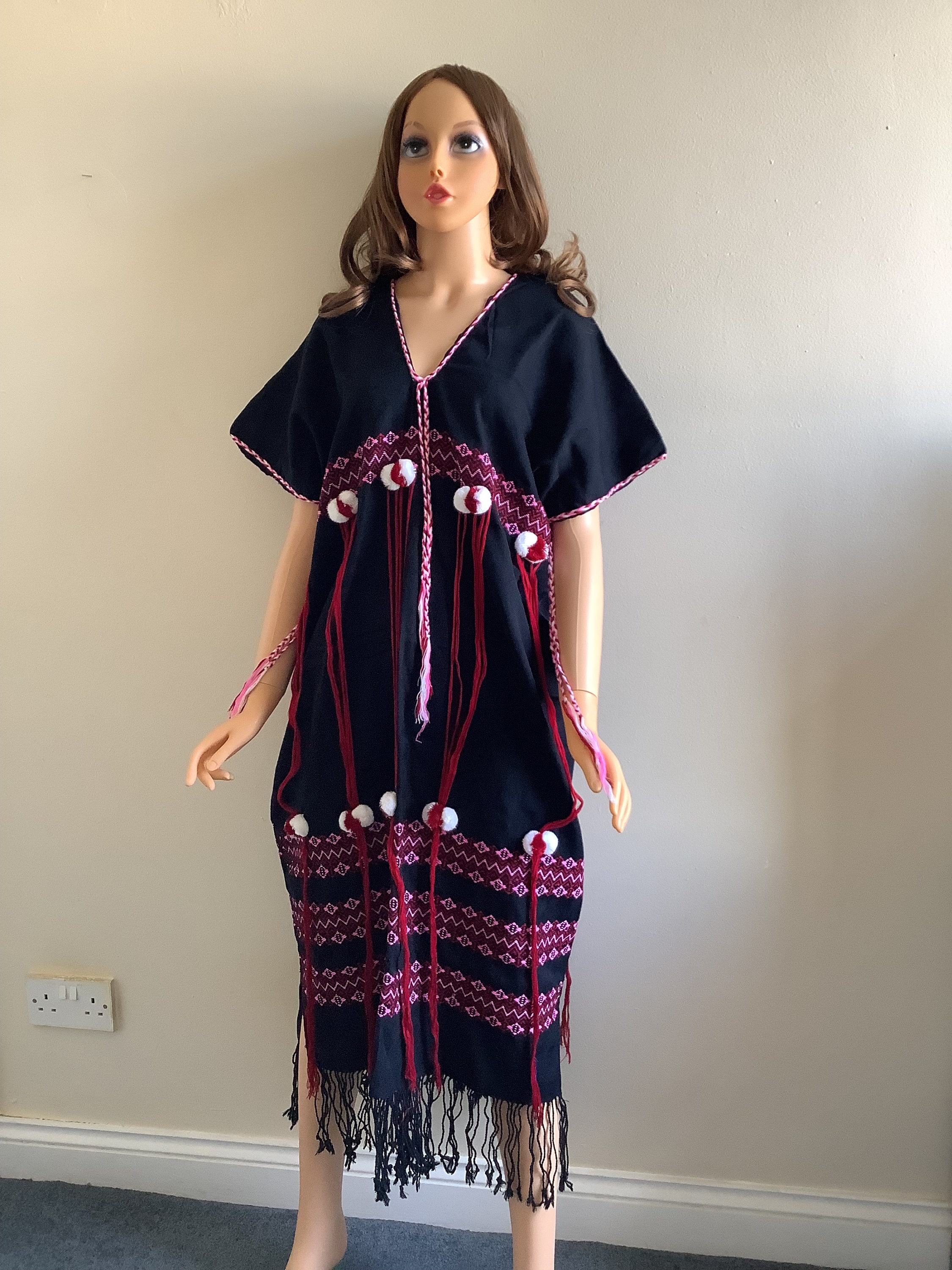 Myanmar Burmese Karen/kayin Ethnic Traditional Dress for Women, Two ...