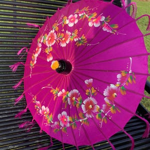 Handmade Traditional Burmese Sun Parasol (pathein), Asian Parasol - Etsy