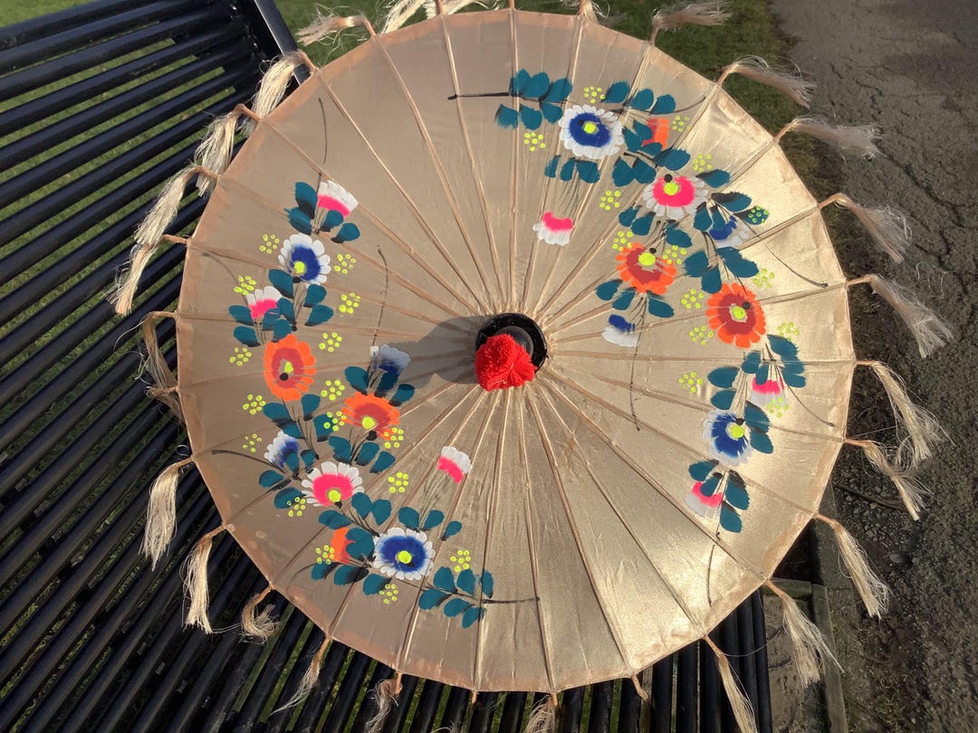 Handmade Traditional Burmese Sun Parasol (pathein), Asian Parasol - Etsy