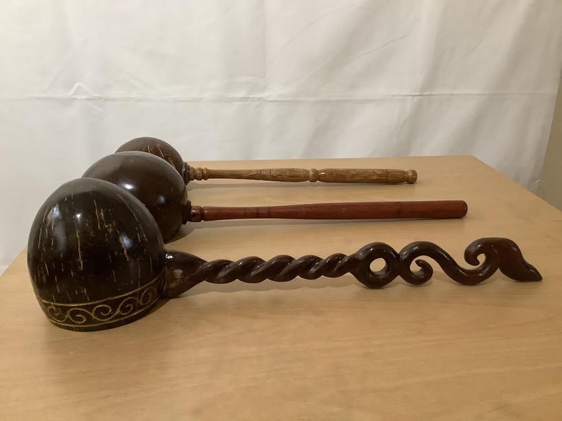 Handmade & Handcrafted Burmese Wooden Water Picker Made of Coconut ...