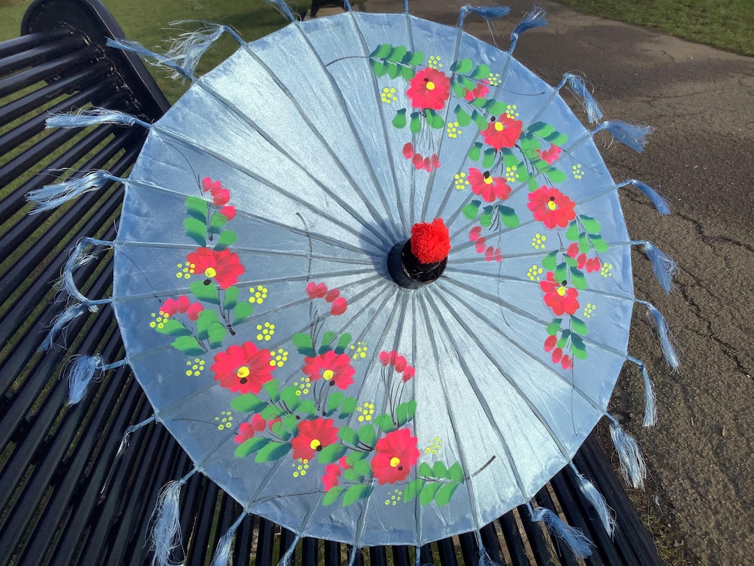 Handmade Traditional Burmese Sun Parasol (pathein), Asian Parasol - Etsy UK
