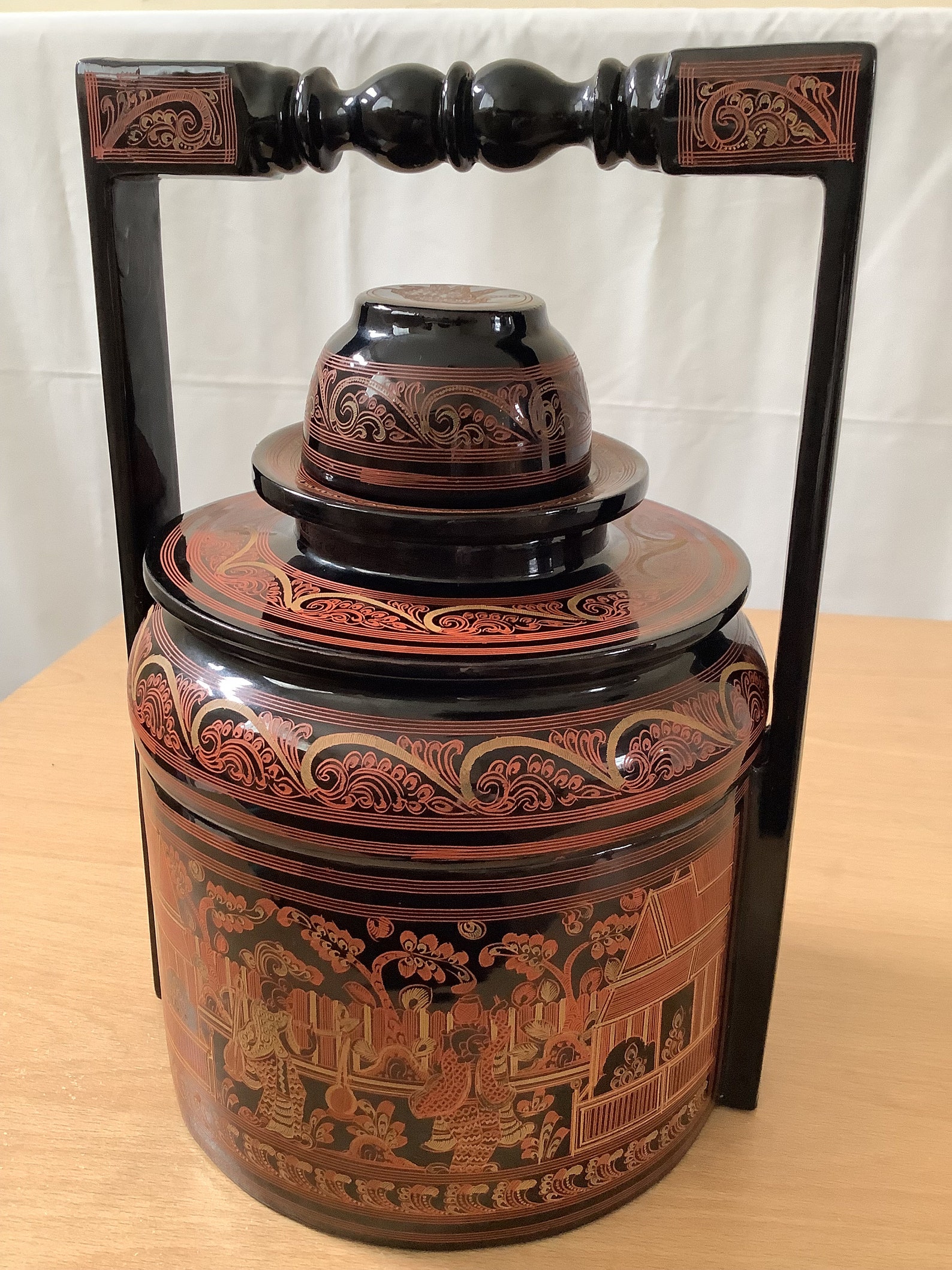 Handmade Burmese Lacquerware Food Container - Etsy