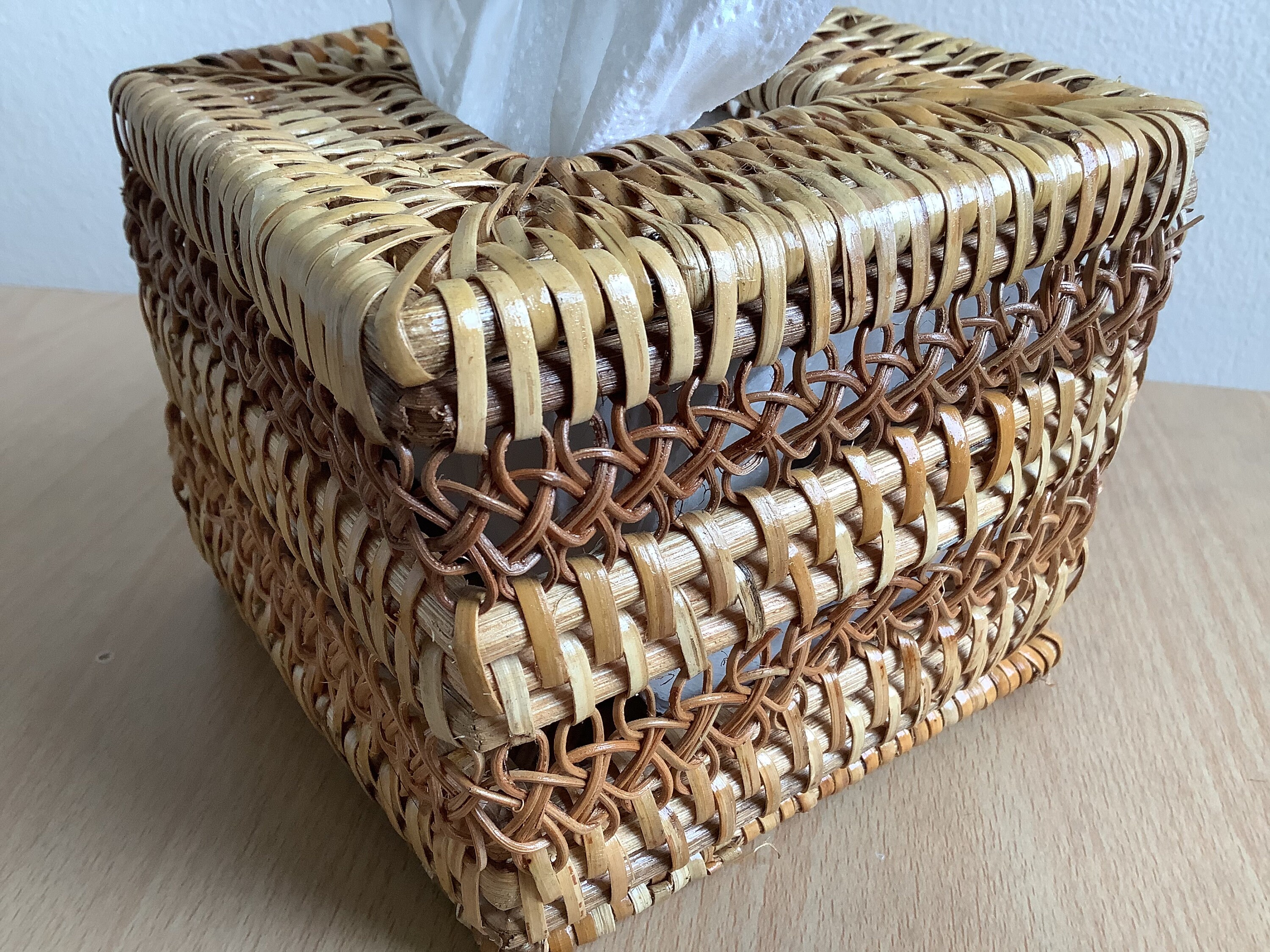 BURMESE Handmade Decorative Tissue Box is Made With Cane. - Etsy