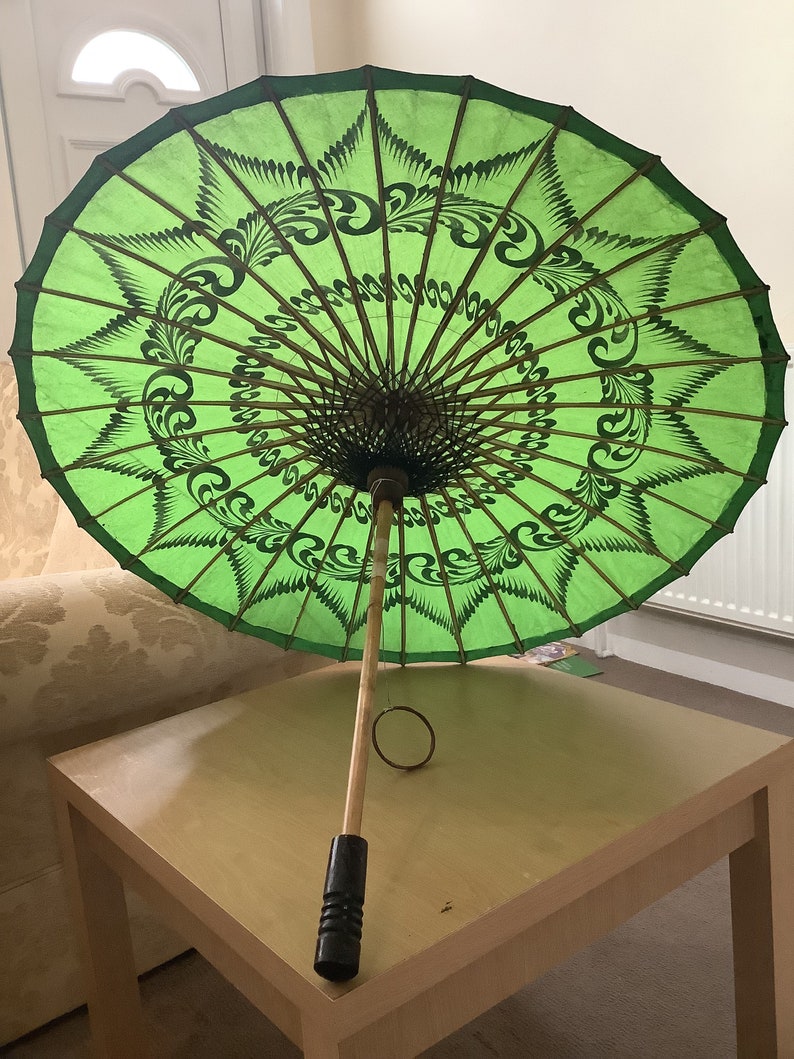 Handmade Traditional Burmese Sun Parasol pathein, Large Asian Parasol ...