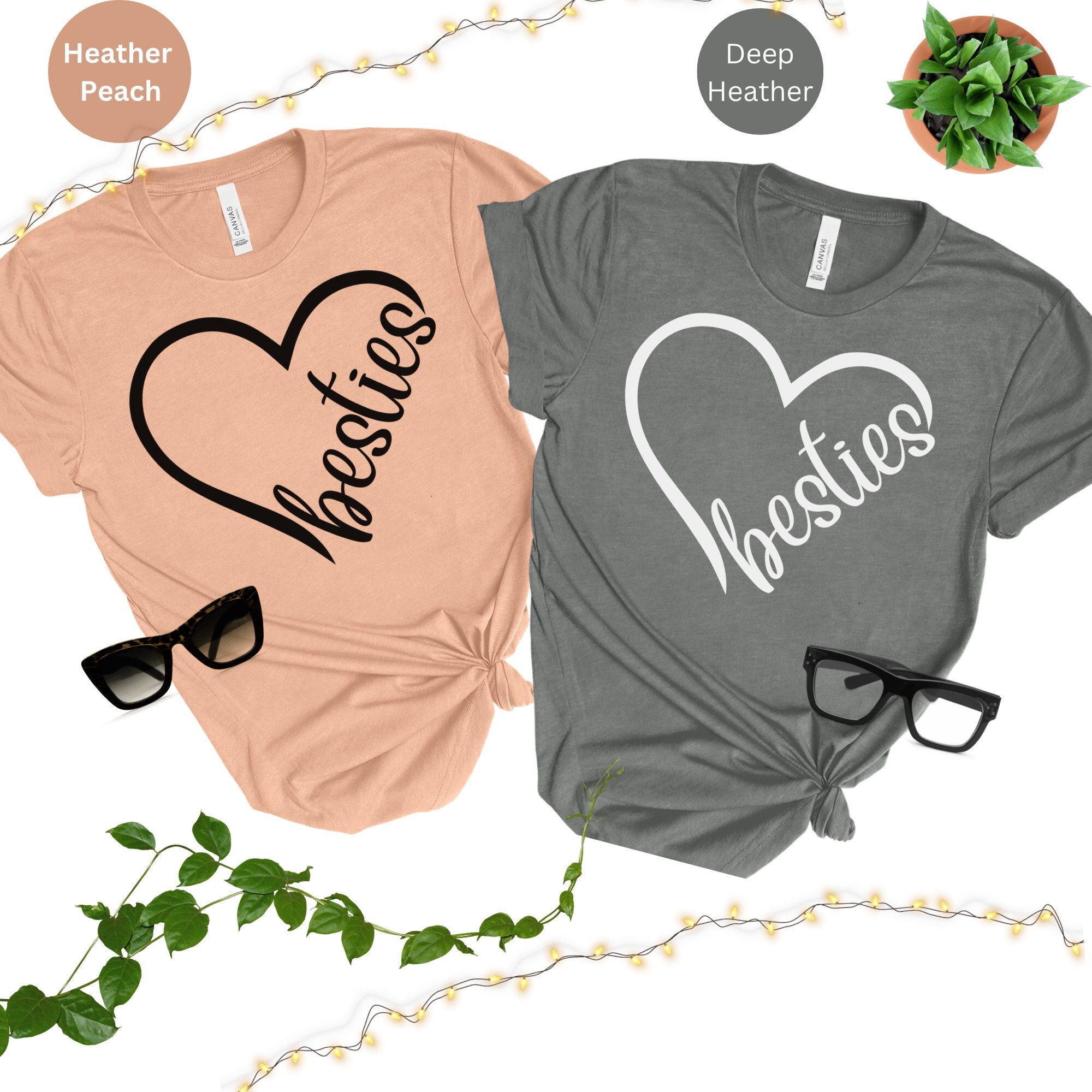 Best Friends Shirts Besties Matching Shirt Best Friends - Etsy