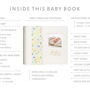 Baby Book | Leather-bound Baby Memory Book With Keepsake Box and ...