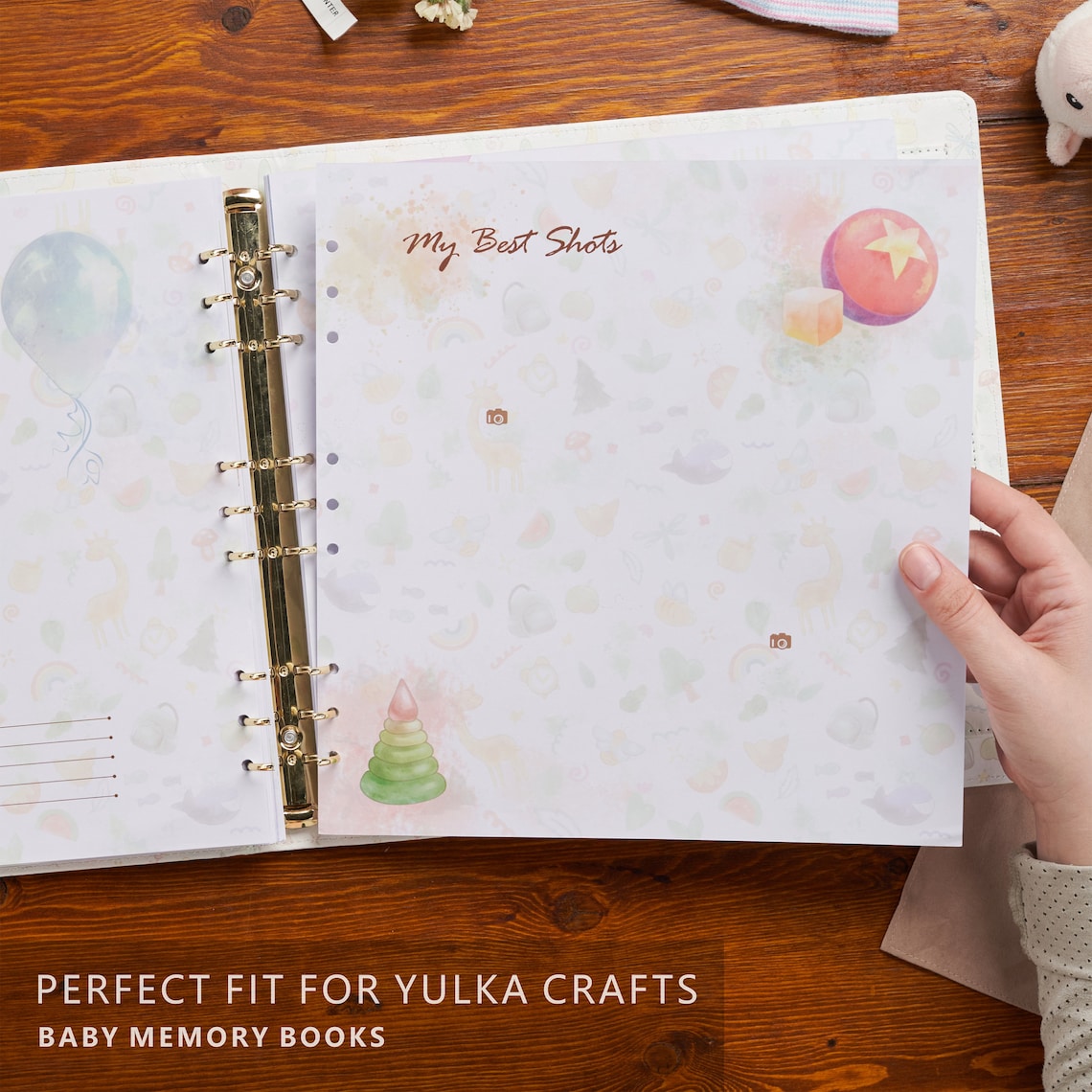Yulka Crafts Baby Memory Book Extra Pages for Photos and Stories – Baby ...