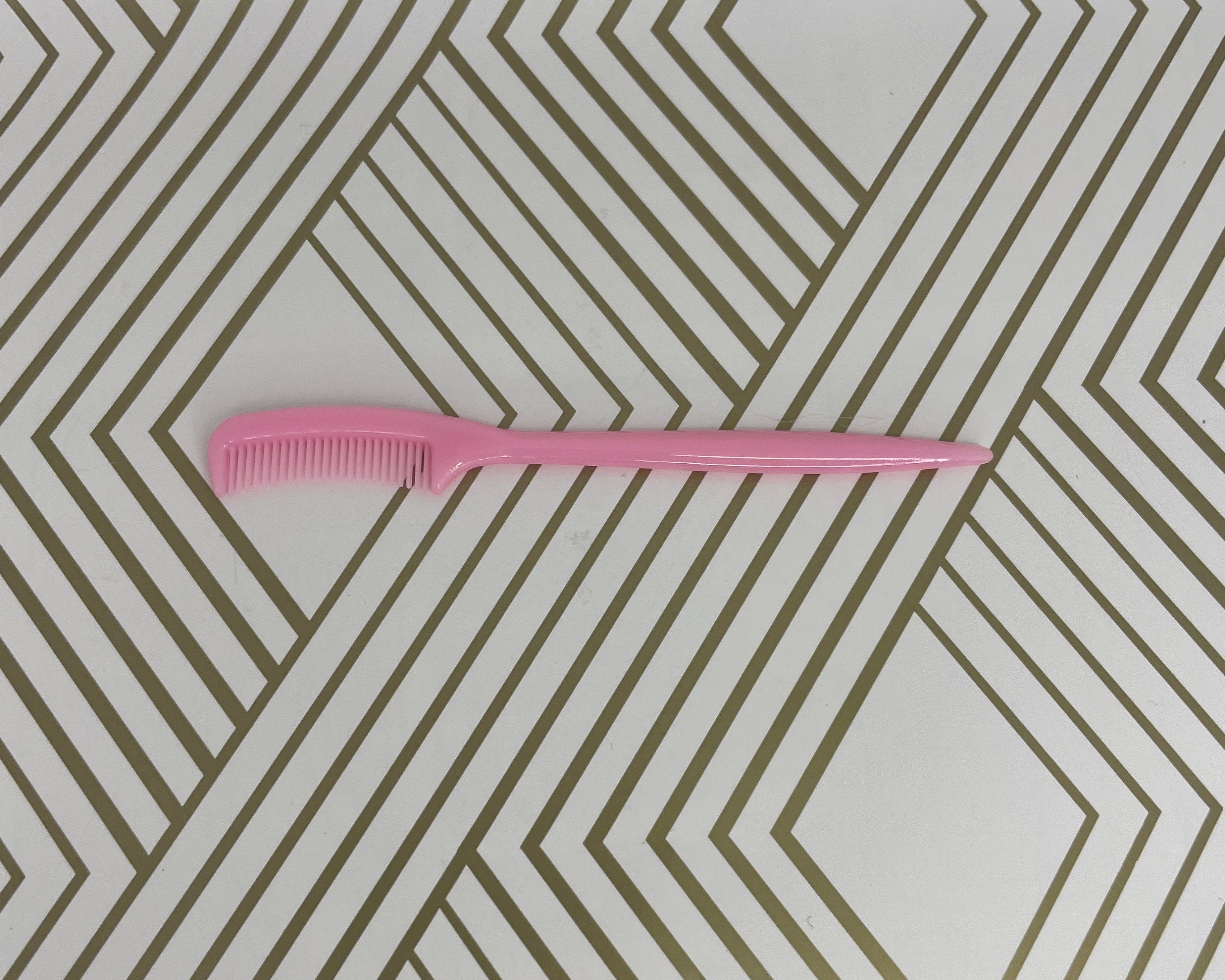 Doll Comb, Tiny Doll Comb, Mini Lash Comb, Mini Pink Doll Comb, Mini ...