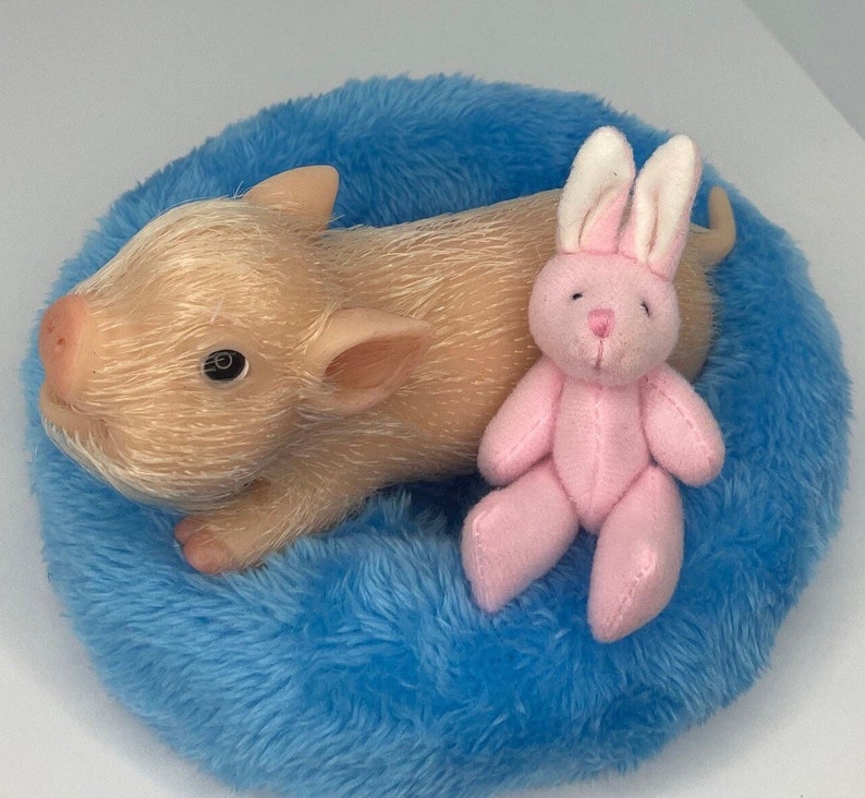 Plush Tiny Bunny, Miniature Bunny, Mini Bunny Toy, Tiny Plush Doll ...