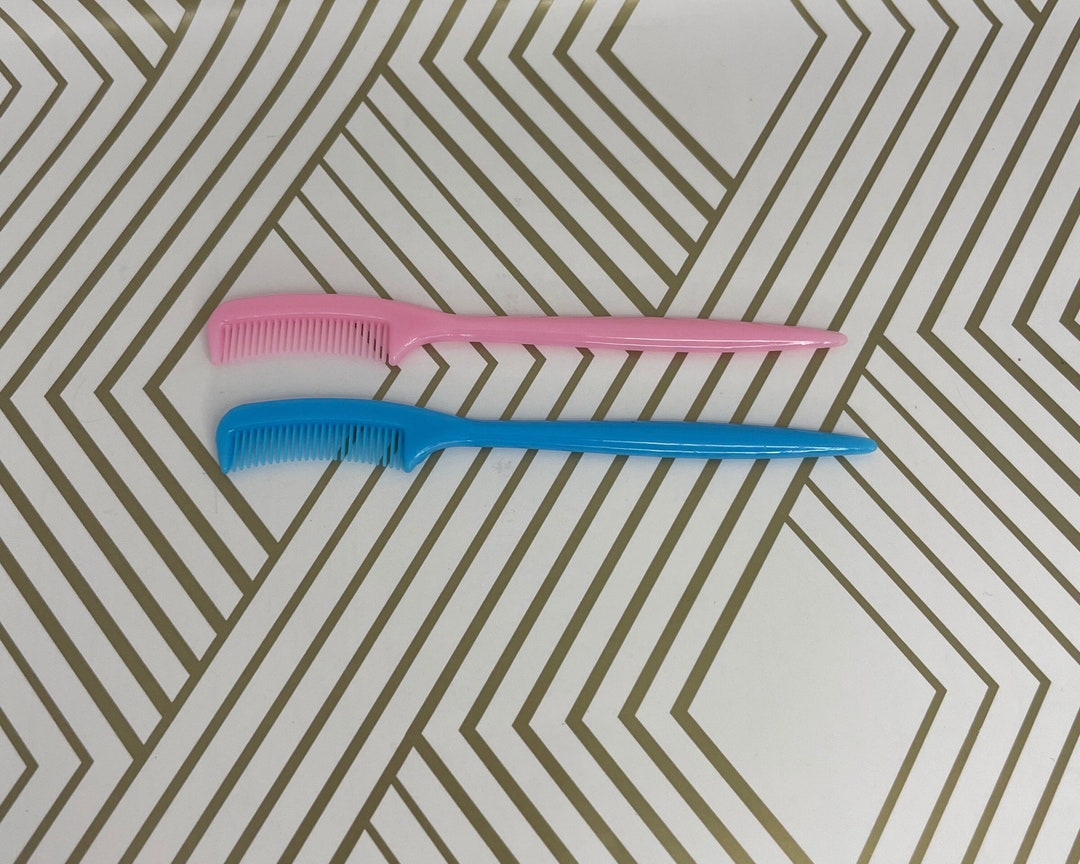 Doll Comb, Tiny Doll Comb, Mini Lash Comb, Mini Pink Doll Comb, Mini ...