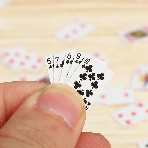 Miniature Playing Cards - Etsy