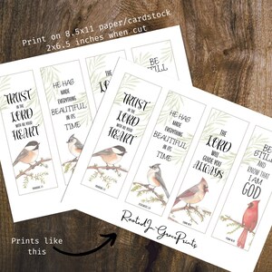 Printable Bible Verse Bookmarks | Printable Bookmarks | Christmas ...