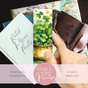 St. Patrick's Day Printable Bookmarks St Paddy's Day Digital Download ...