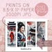 Chinese Winter Pagoda Printable Chinese Bookmarks Bookish Gift for ...