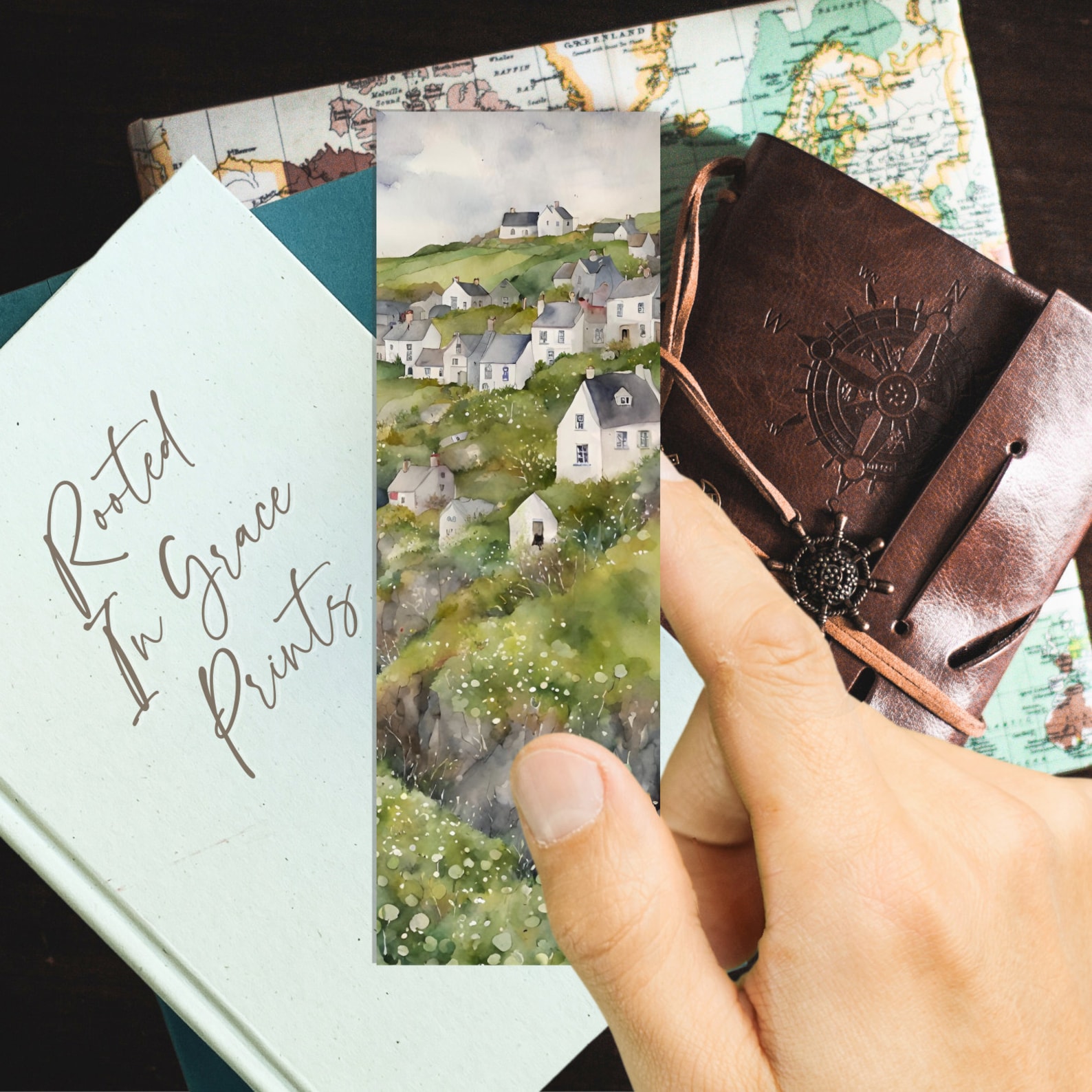 Irish Seaside Printable Bookmarks St. Patrick's Day Bookmark Printable ...