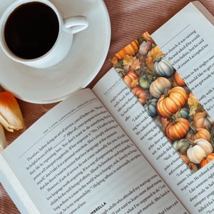 Pumpkin Patch Printable Bookmark Set Bookish Gift for Readers Fall ...