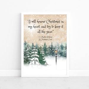 Charles Dickens A Christmas Carol Quote Printable Christmas Printable ...