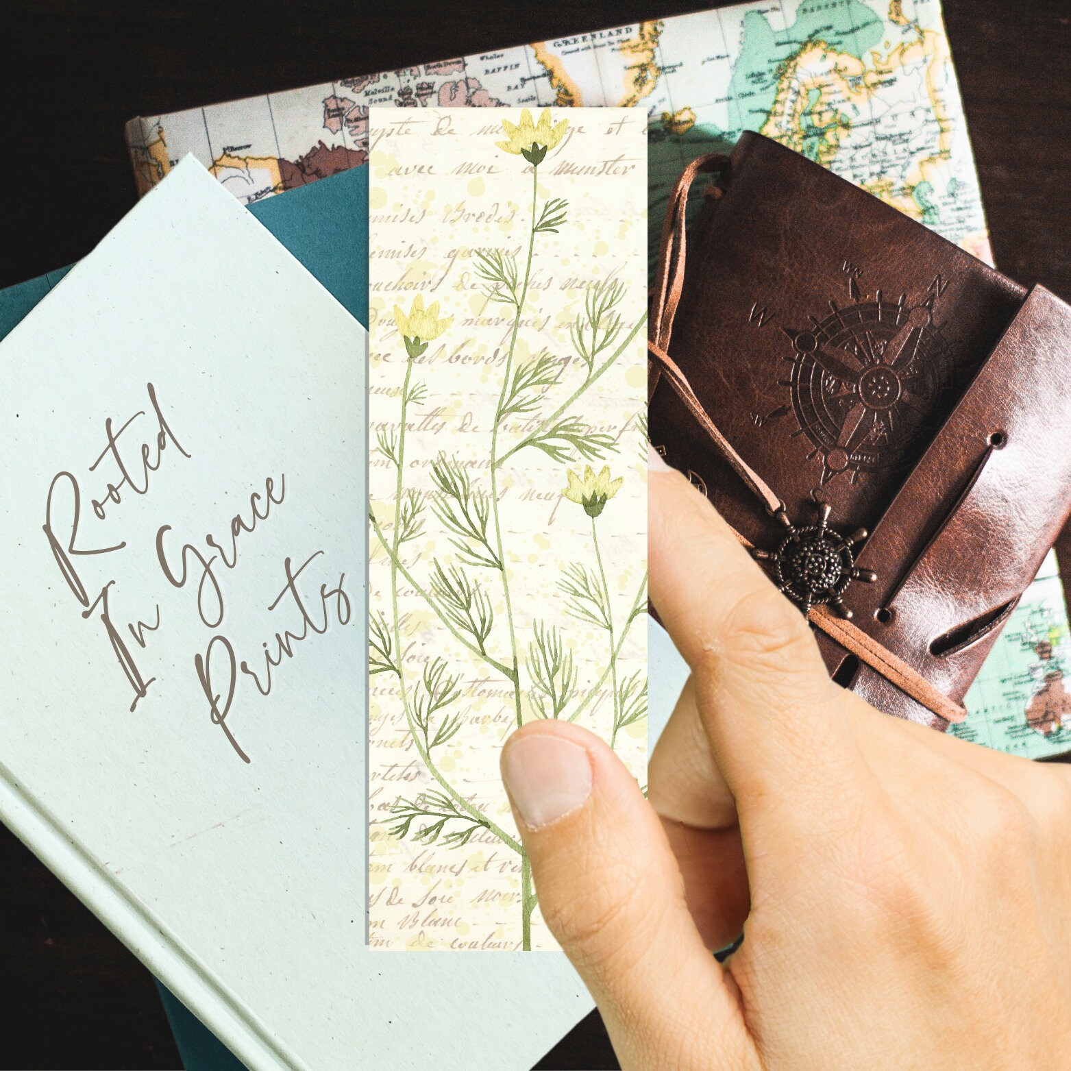 Printable Floral Collage Bookmarks Printable Bookmarks - Etsy