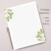 Printable Stationery Lined and Unlined Stationery Letter Writing Paper ...